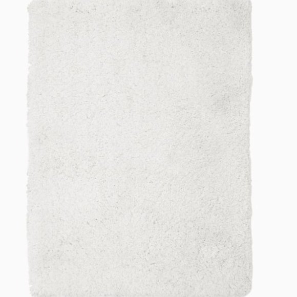 West Elm | Accents | Nwt West Elm White Shaggy Rug 5x8 Cozy Plush ...